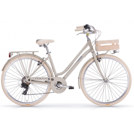 Retro damesfiets Apostrophe zandkleur